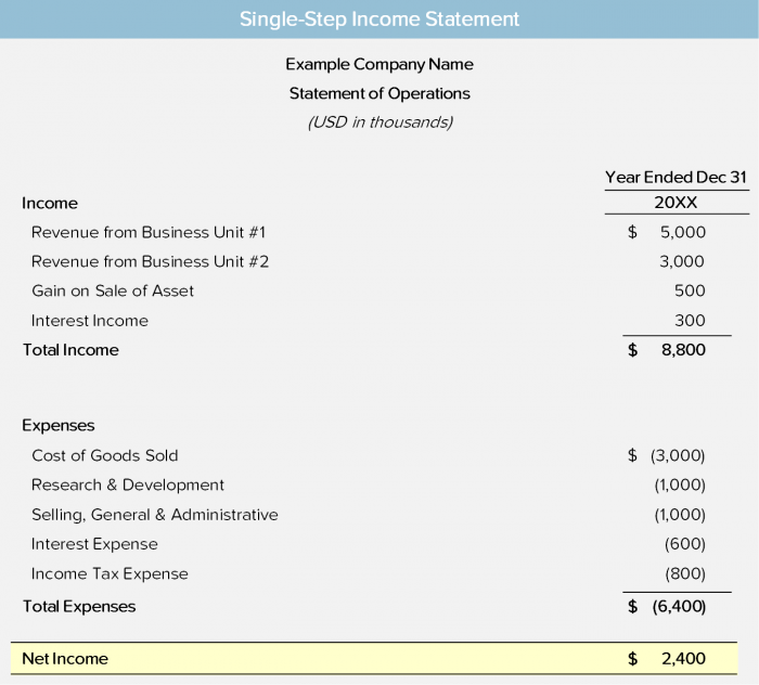 Income Statement – Example, Definition and Format - Lumovest